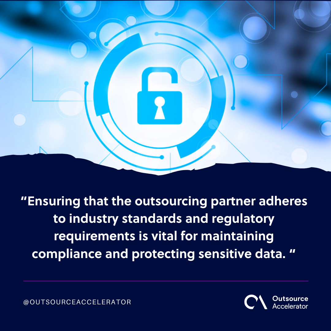 Strengthening business security: The role of cybersecurity in outsourcing