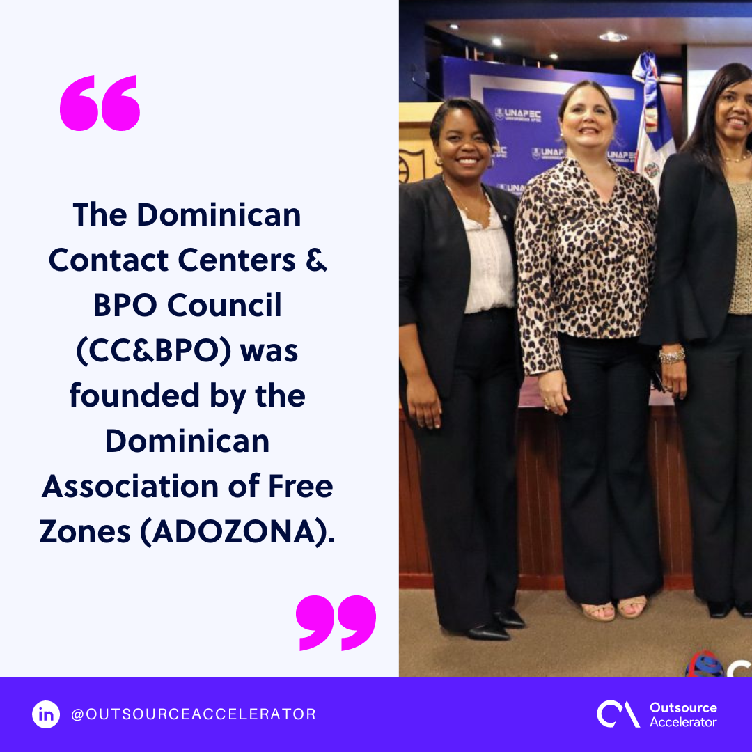 Dominican Contact Centers & BPO Council | Outsourcing Glossary | Outsource Accelerator