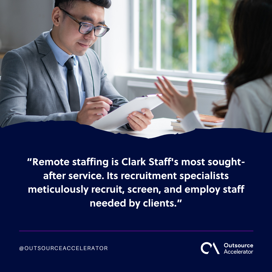 Why choose Clark Staff’s remote staffing services | Outsource Accelerator