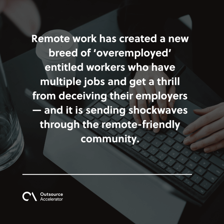 How The Overemployed Are Deceiving Businesses | Outsource Accelerator