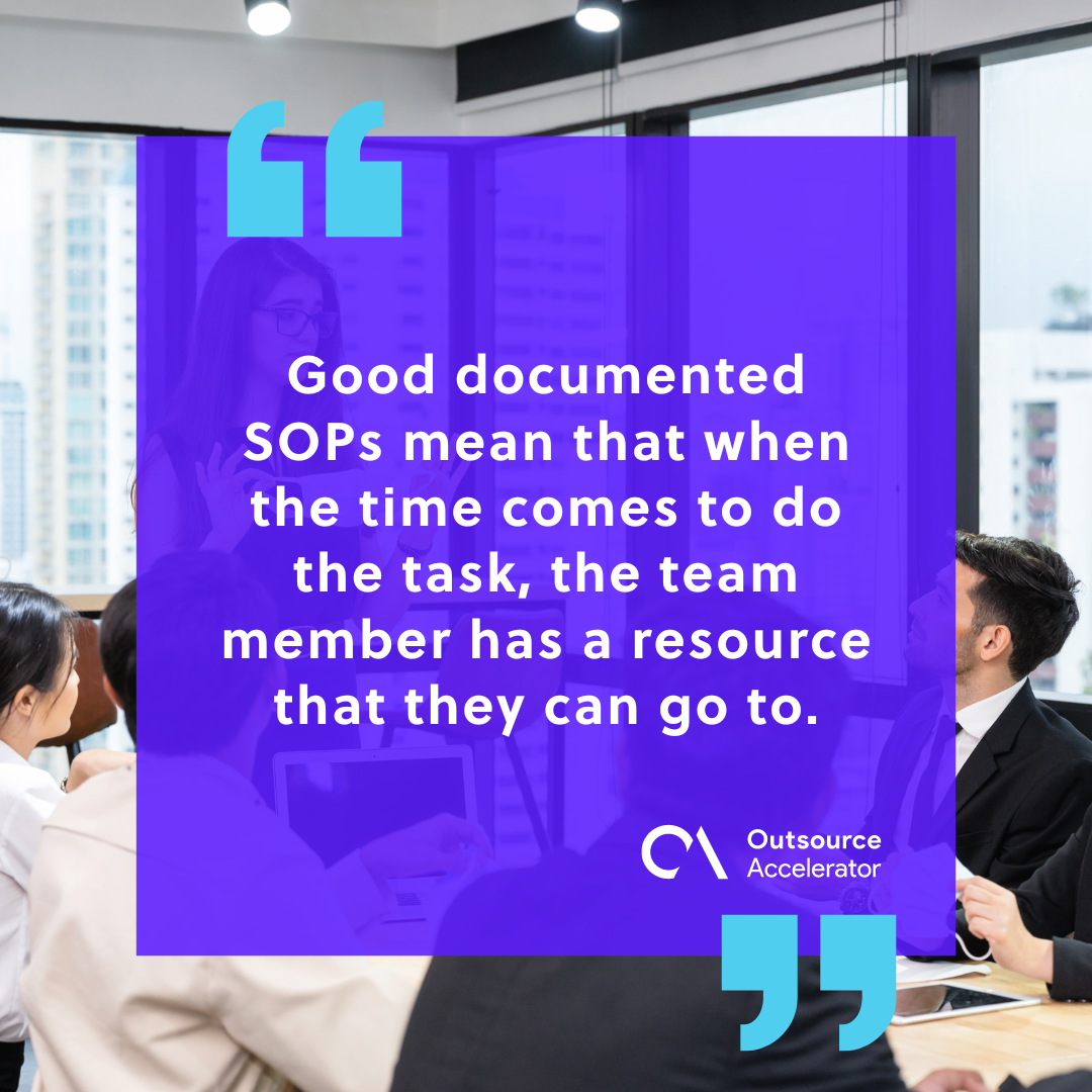 The importance of Standard Operating Procedures (SOPs) for outsourcing ...