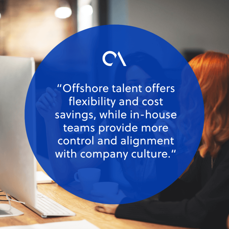 Offshore talent vs. In-house teams: What’s right for your business? | Outsource Accelerator