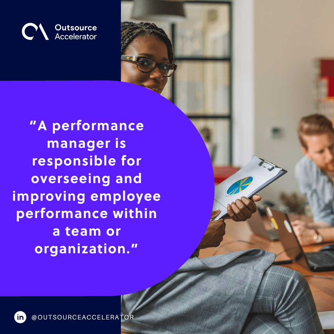 How a performance manager can boost team productivity | Outsource ...