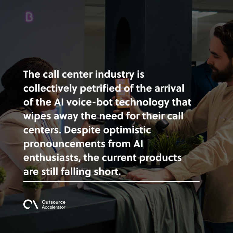 Will AI Voice Bots Decimate the Call Center Industry? | Outsource ...