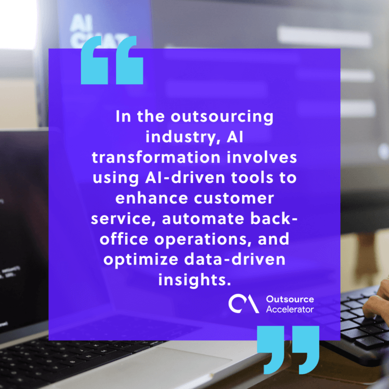 Embracing AI transformation in the outsourcing industry | Outsource Accelerator