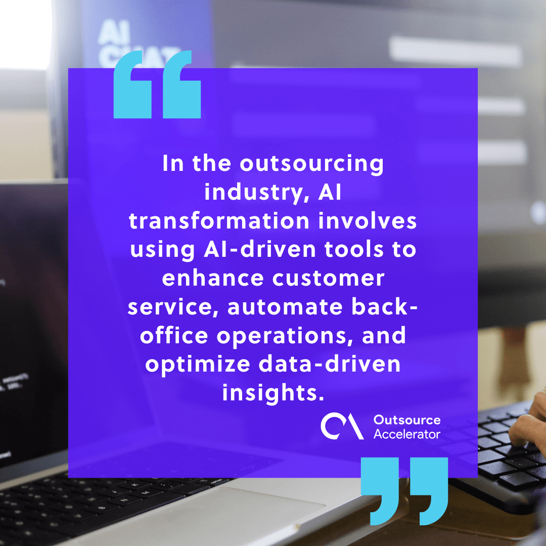 Embracing AI transformation in the outsourcing industry | Outsource Accelerator