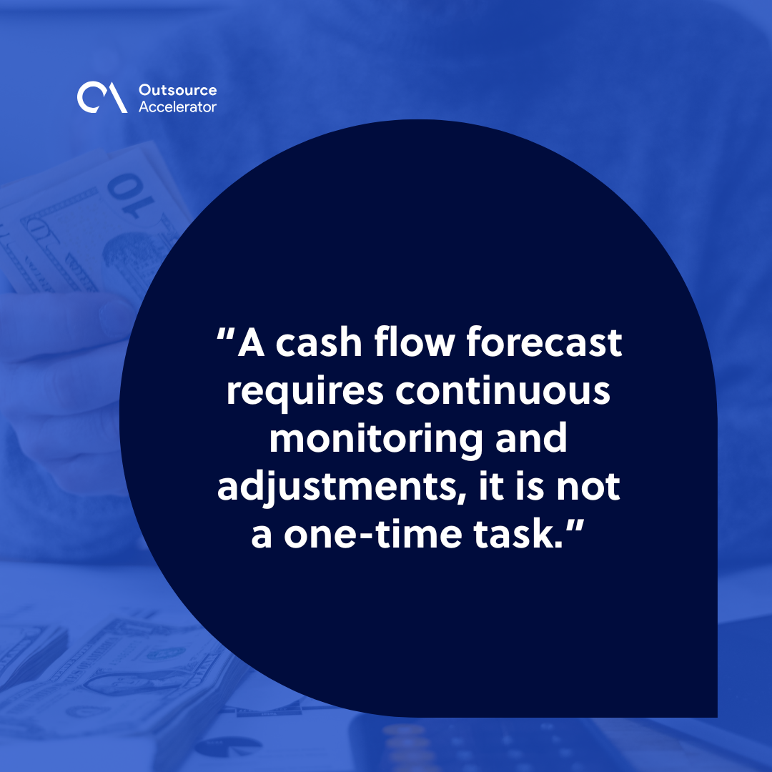 How to create a cash flow forecast in 5 simple steps | Outsource ...