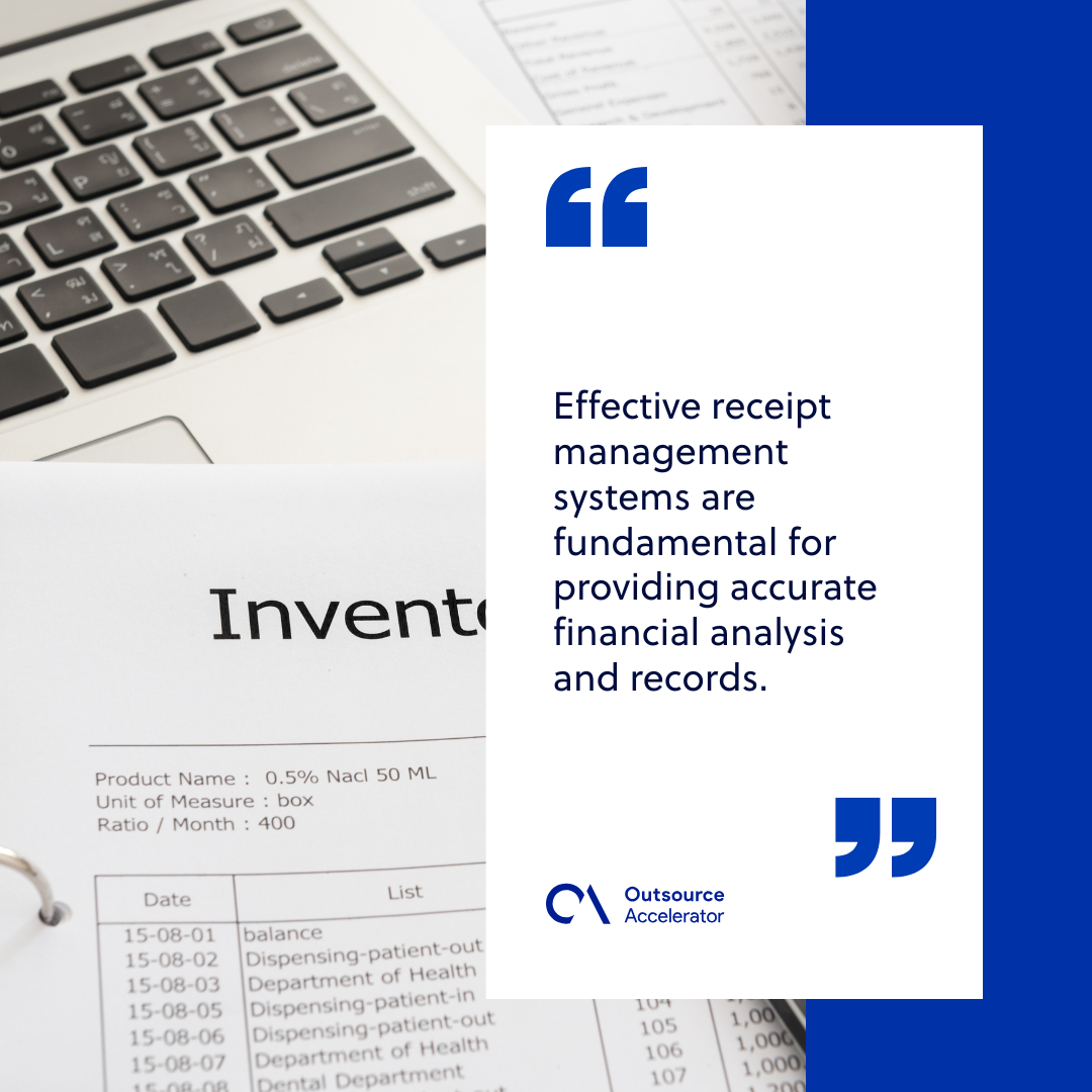 4 Main advantages of technology-based tools for effective receipt management | Outsource Accelerator
