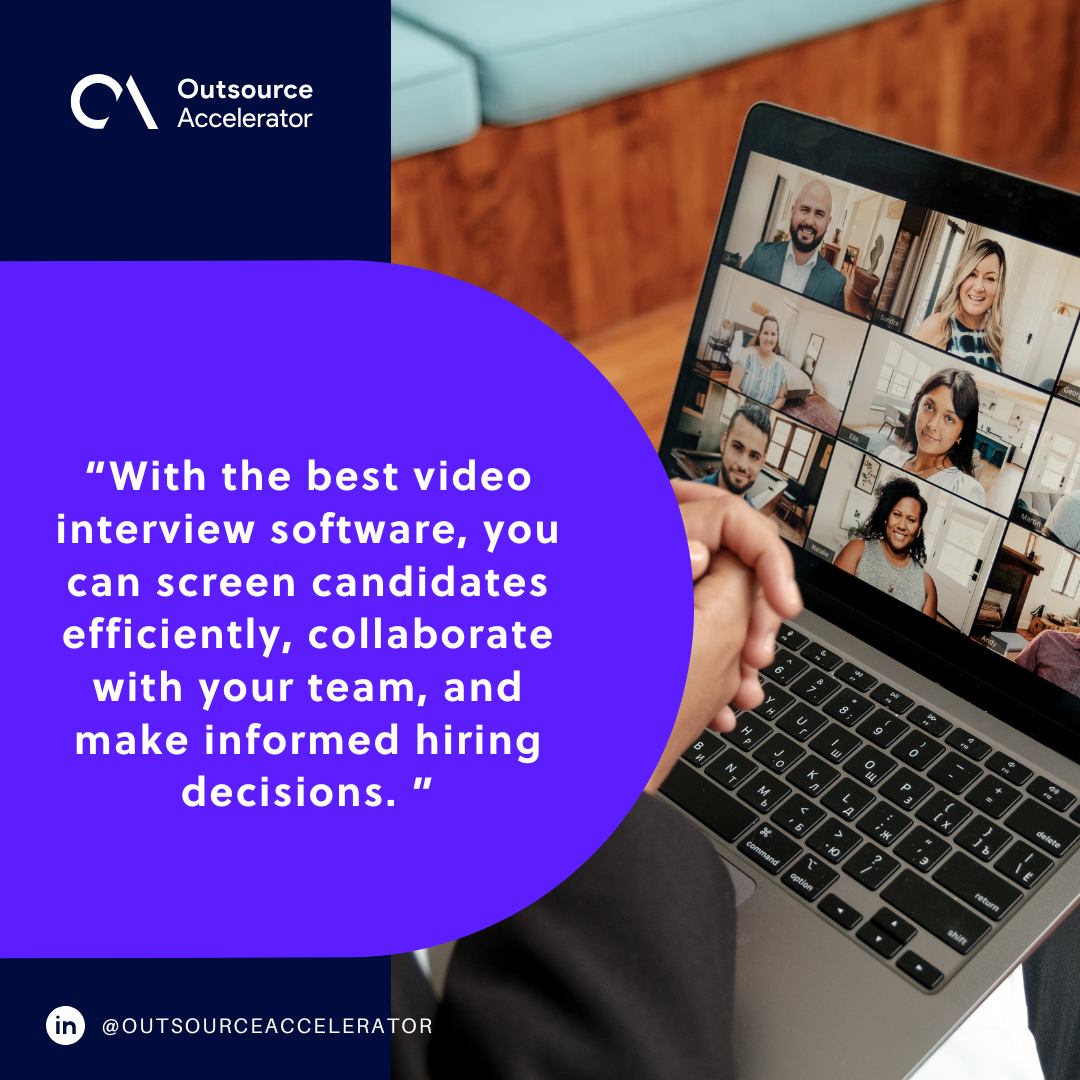 20 best video interview software to hire smarter in 2025 | Outsource Accelerator