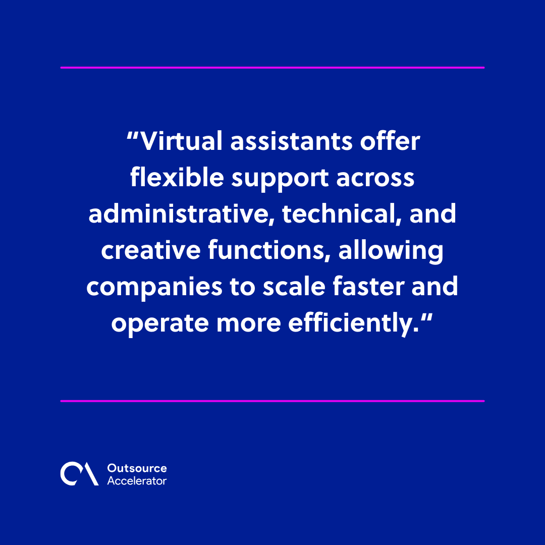 7 benefits of outsourcing virtual assistants with Cloudstaff | Outsource Accelerator