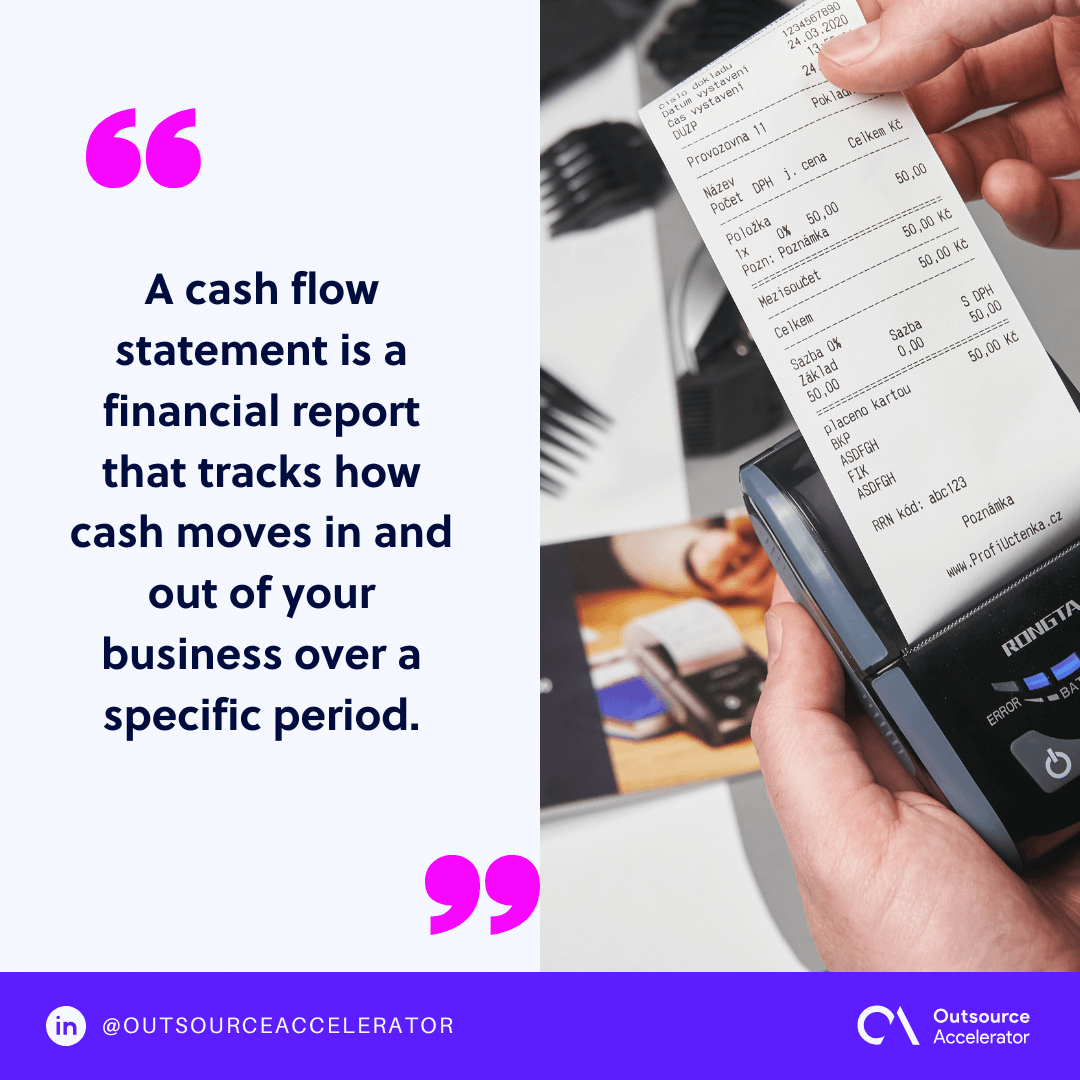 Cash flow statement example: Learn how to track your cash | Outsource Accelerator