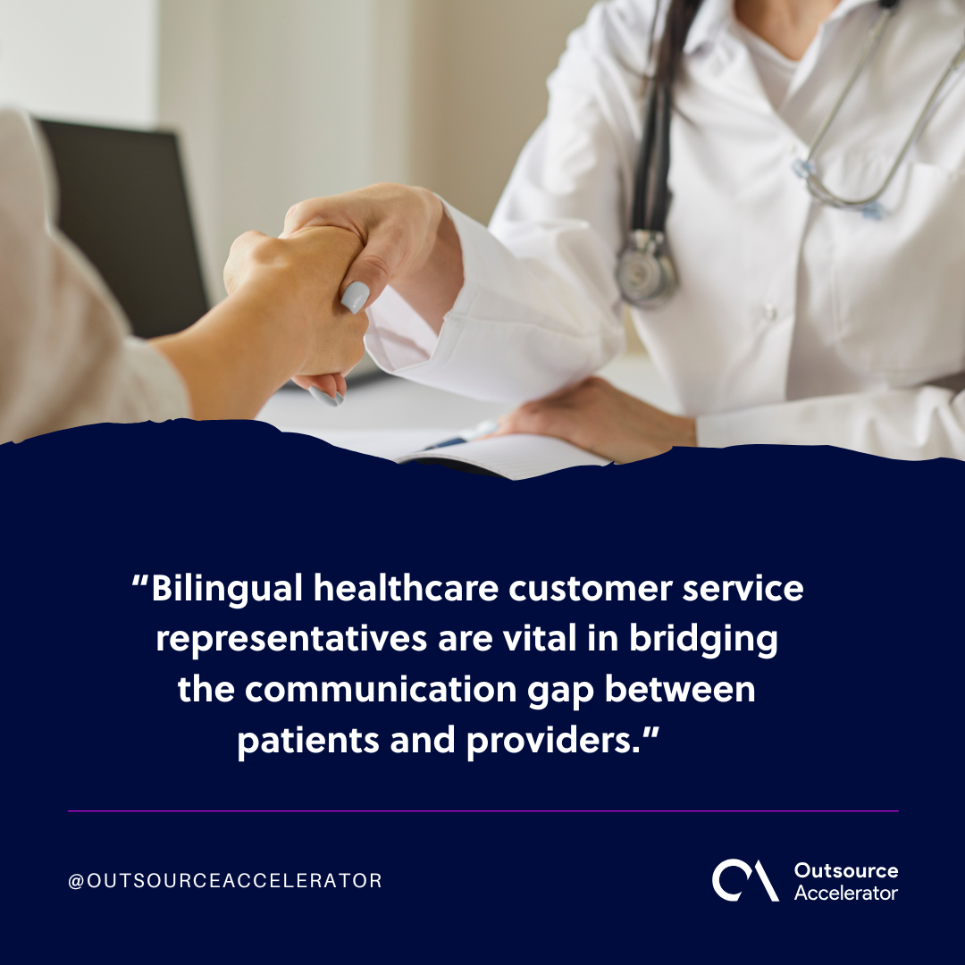 Bilingual healthcare customer service representatives for your diverse ...