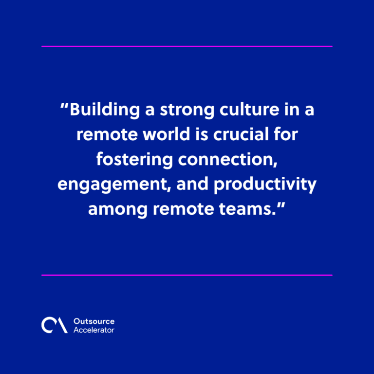 Building a remote work culture in a digital world | Outsource Accelerator