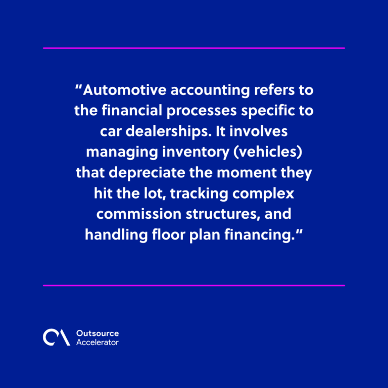 A simple guide on automotive accounting for car dealerships | Outsource ...