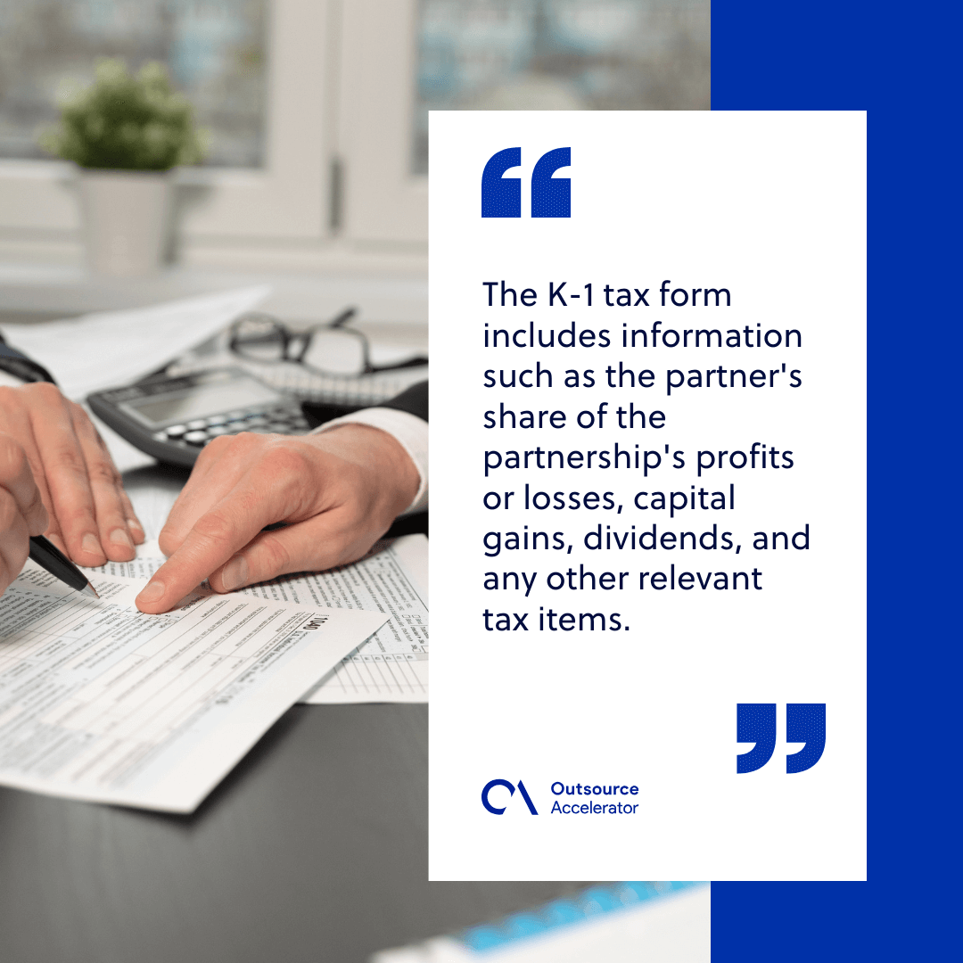 Understanding what type of schedule K-1 relates to a partnership ...