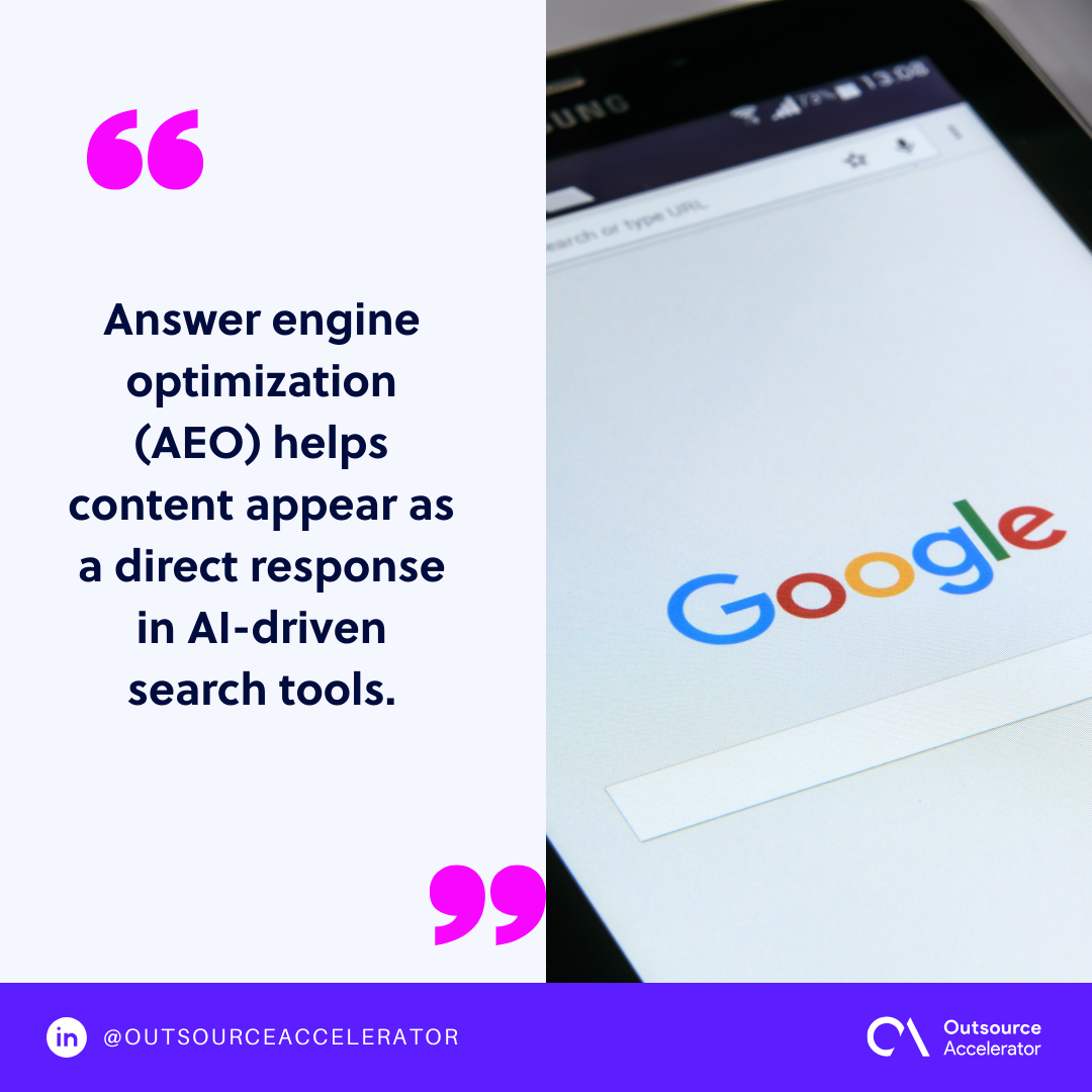 Answer engine optimization: Secret to higher visibility in AI search ...