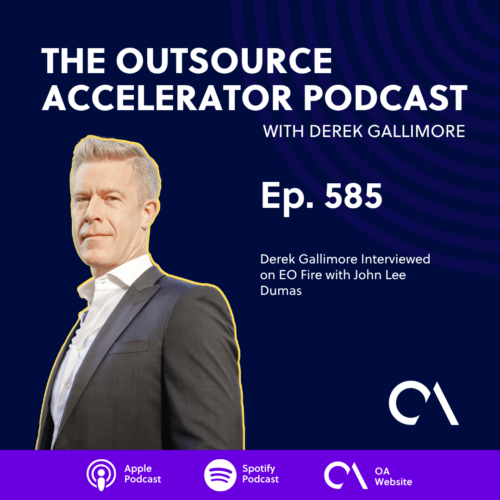 Derek Gallimore Interviewed on EO Fire with John Lee Dumas | Outsource ...
